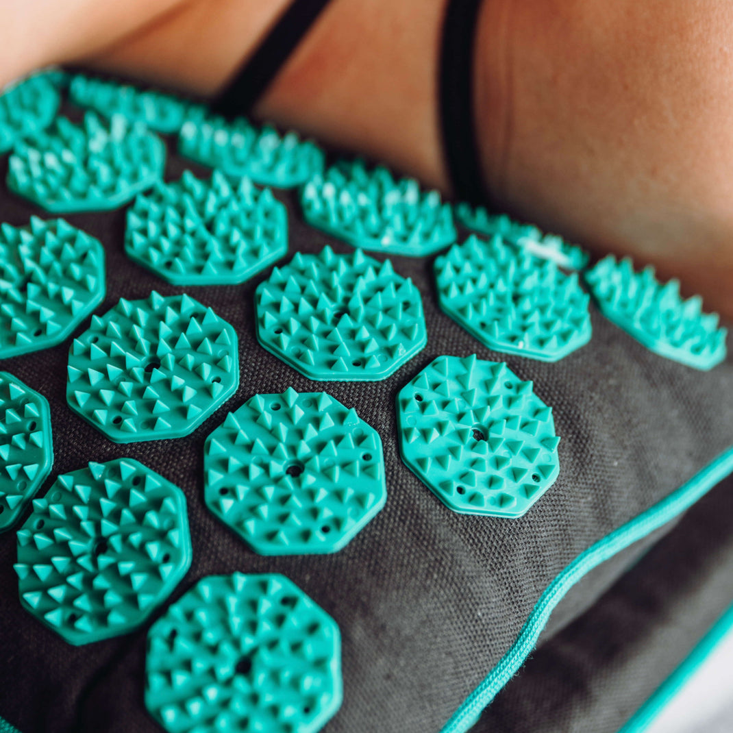 Flowee - Spijkermat - Set - Grijs met Zeegroen - Flowee - Relax Your Senses